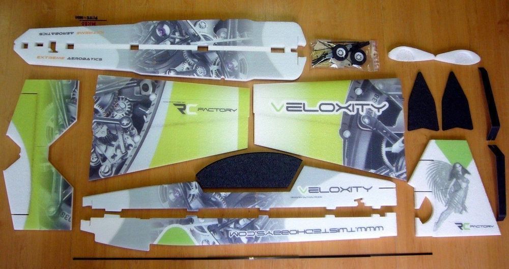 Veloxity Shock Flyer, Spw 1070mm, KIT-Version von RC-Factory (Neu und ...
