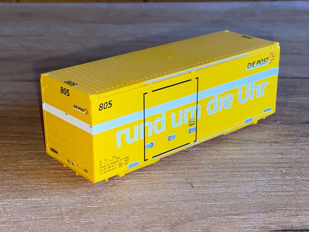 AEMA 101448-V 1:87 Post Wechselbehälter 805 (Neu (gemäss Beschreibung ...