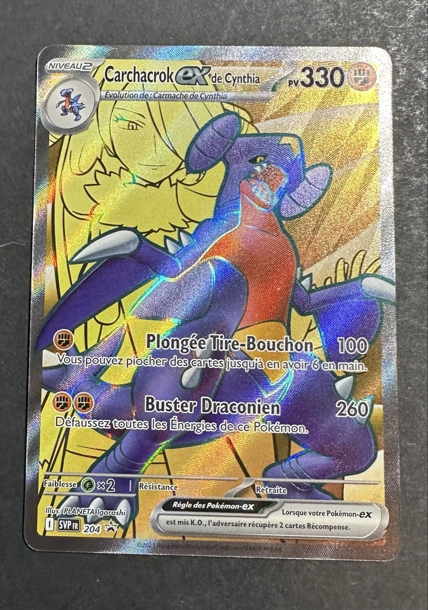 Pokémon Carchacrok EX svp 205 Promo français (Neuf (Voir description ...