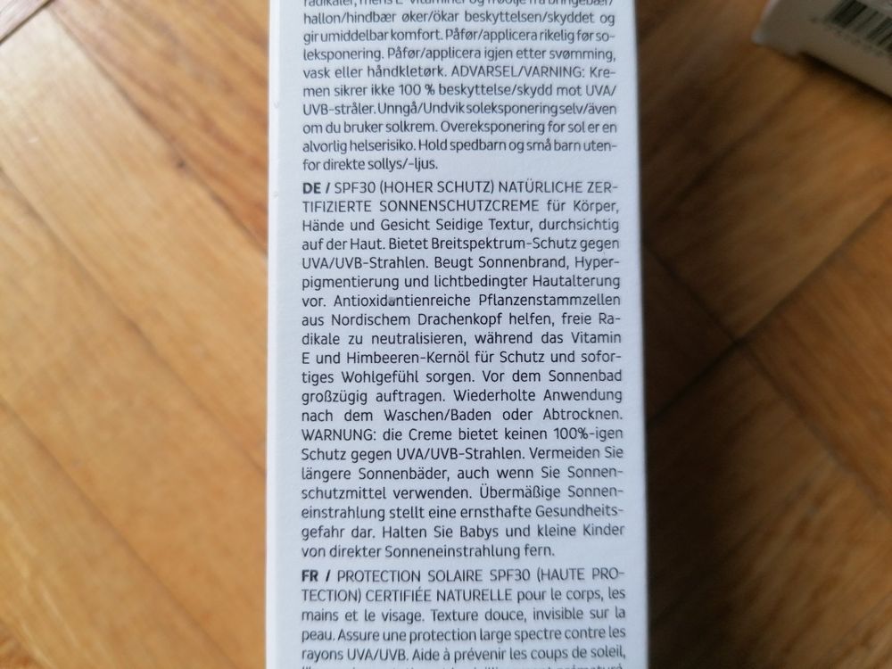 Sonnencreme Mádara Sun 30 ECOCERT Naturkosmetik 5 x 100 ml (Neu und originalverpackt) in ...