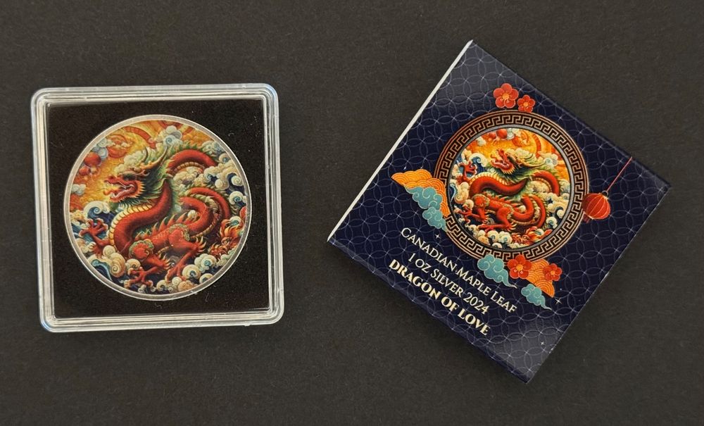 Maple Leaf DRAGON OF LUCK Color 1oz Silber | Kaufen auf Ricardo