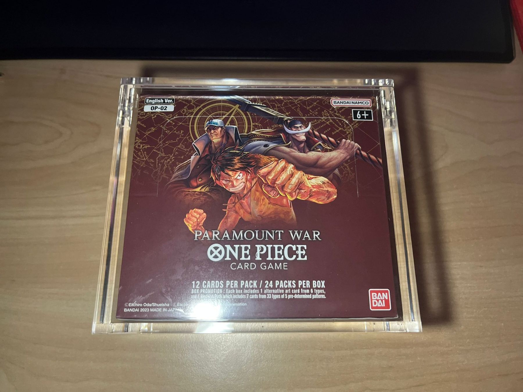 Display/Box One Piece OP-02 EN Card (Neuf avec emballage d'origine) à ...
