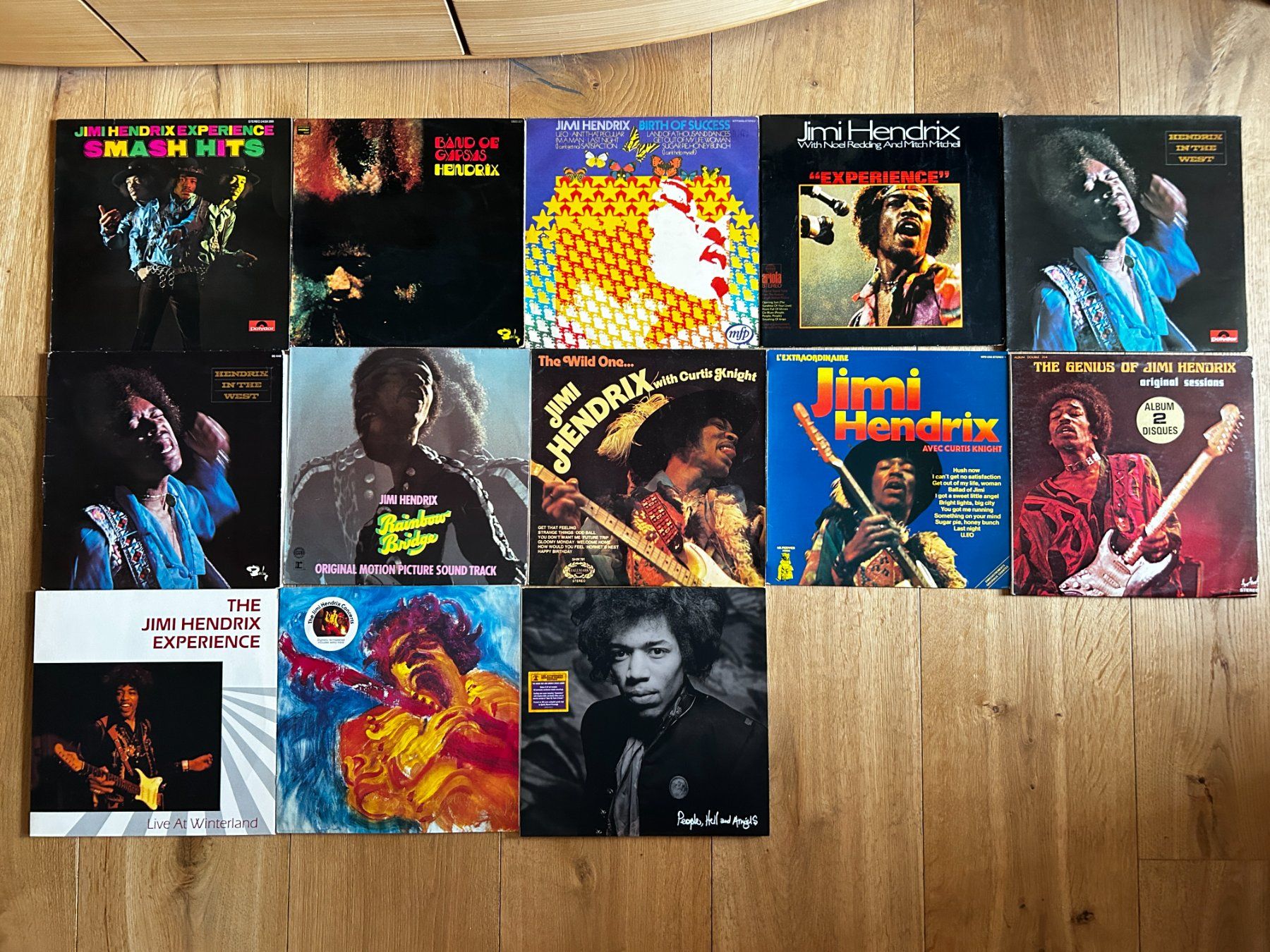 LP Sammlung Jimi Hendrix, 17 LPs, extrem seltene dabei top (Gebraucht ...