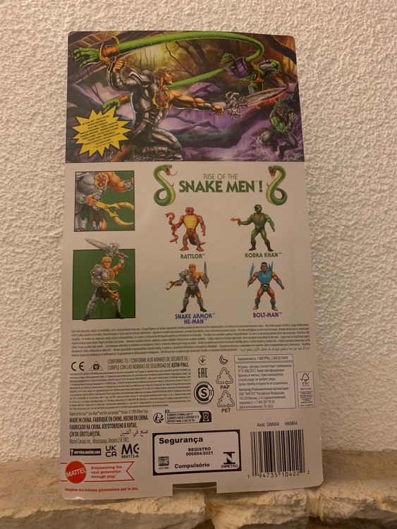 Masters of the Universe Origins Snake Armor He-Man (Neu und ...