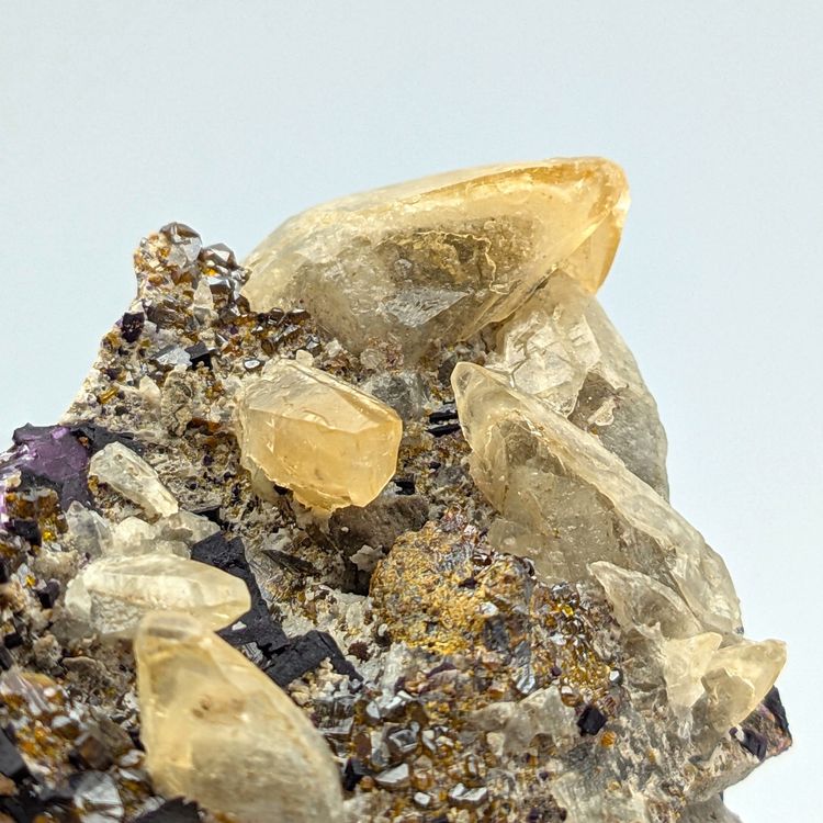 CALCIT ORANGE + VIOLETTE FLUORIT und SFALERIT, USA (Neu (gemäss Beschreibung)) in Balerna für ...