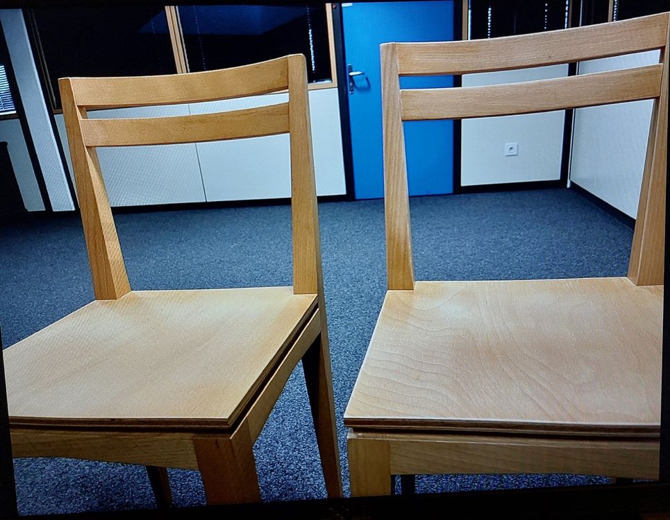 2er Set Holzstühle von Horgen Glarus - Zeitloses Design! (Gebraucht) in ...