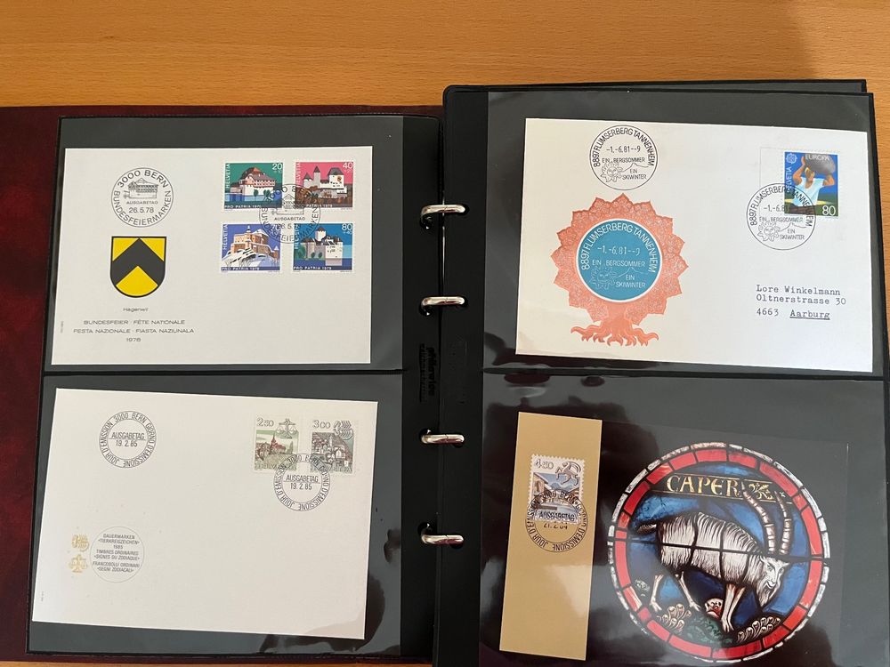 Tolles Album mit 96 FDC/Sonderbriefe/Maximumkarten Schweiz (D'occasion) à Murgenthal pour CHF 5 ...