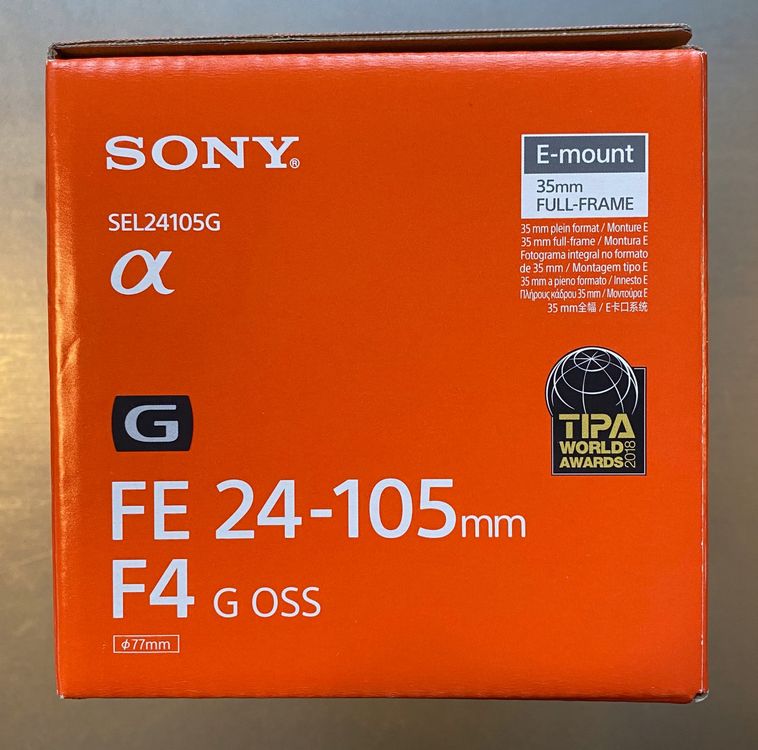 Sony Zoomobjektiv FE 24-105 / f4 G OSS | Kaufen auf Ricardo