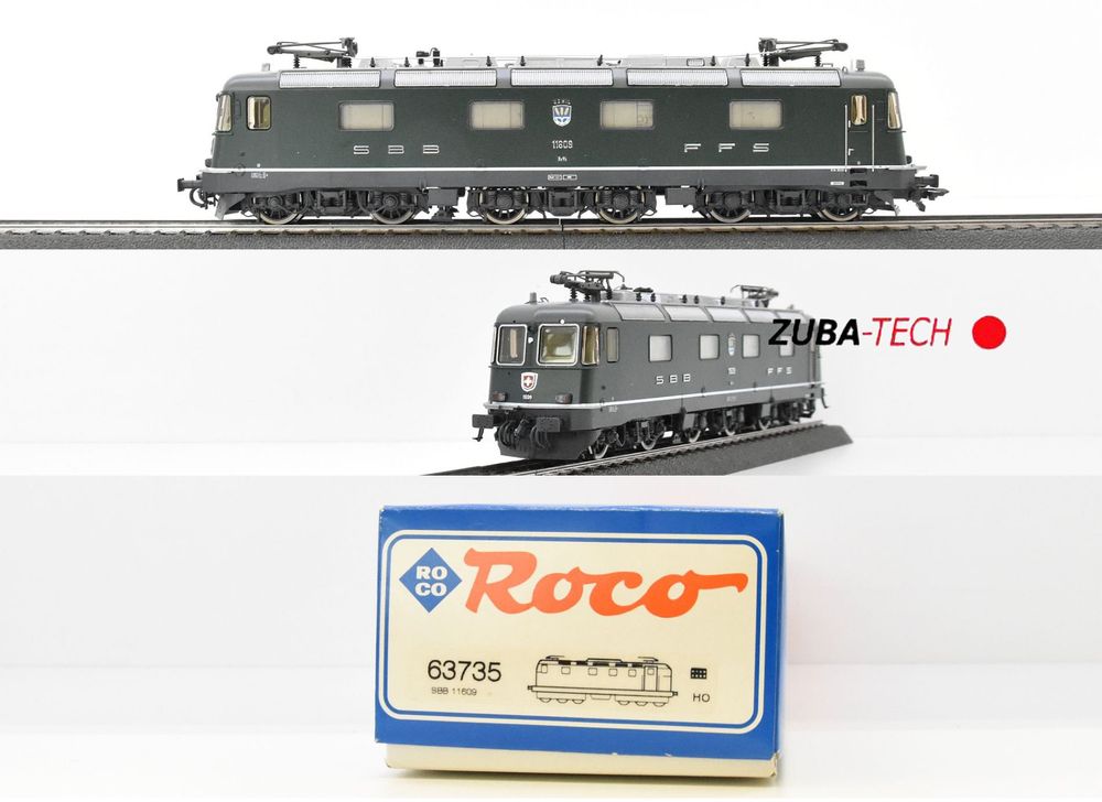 Roco 63735 E-Lok Re 6/6 Uzwil SBB H0 GS Analog mit OVP (Gebraucht) in ...