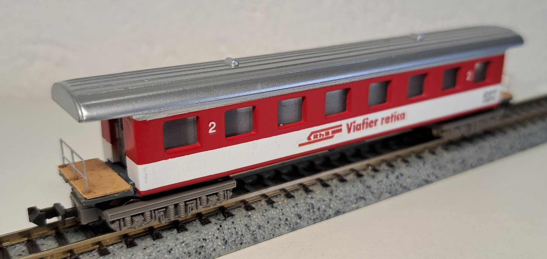 RhB Personenwagen mit Plattform Spur N Lima ohne OVP (Gebraucht) in ...