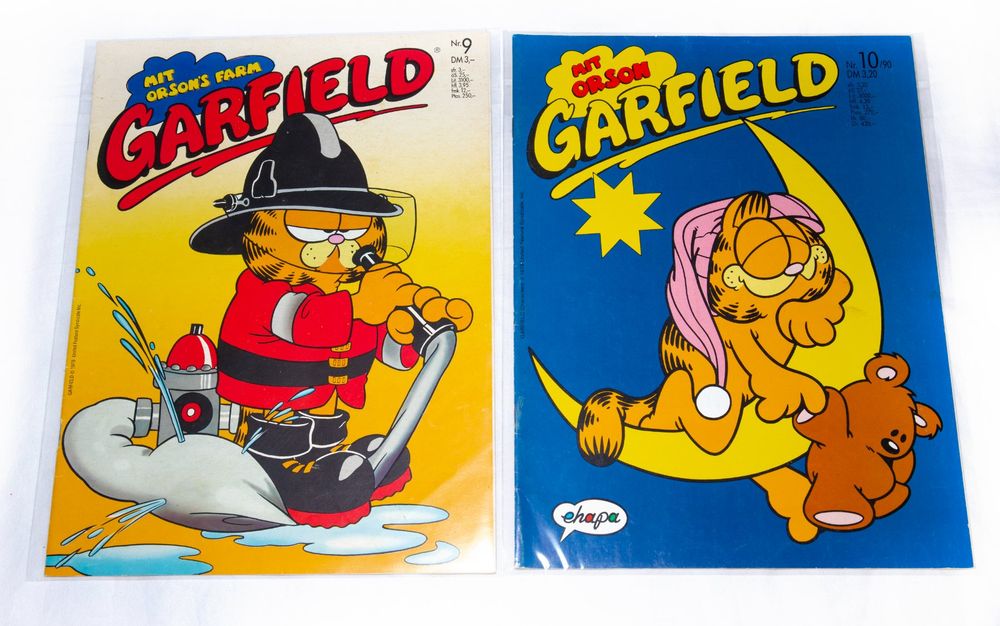 Garfield Comic Sammlung / Comics 8 Stück Zustand 1-2 (Gebraucht) in ...