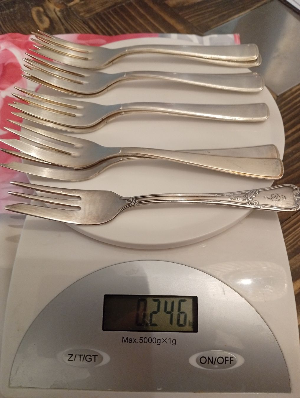 9x Silber Gabeln 90er Auflage, Vintage 1970 Jahre . (Gebraucht) in ...