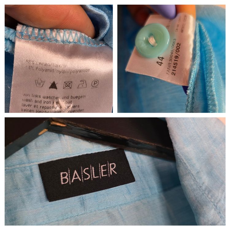 💞 Basler Leinen Bluse Gr. 44 ️ 9 (Defekt) in Wald ZH für CHF 1 – mit ...