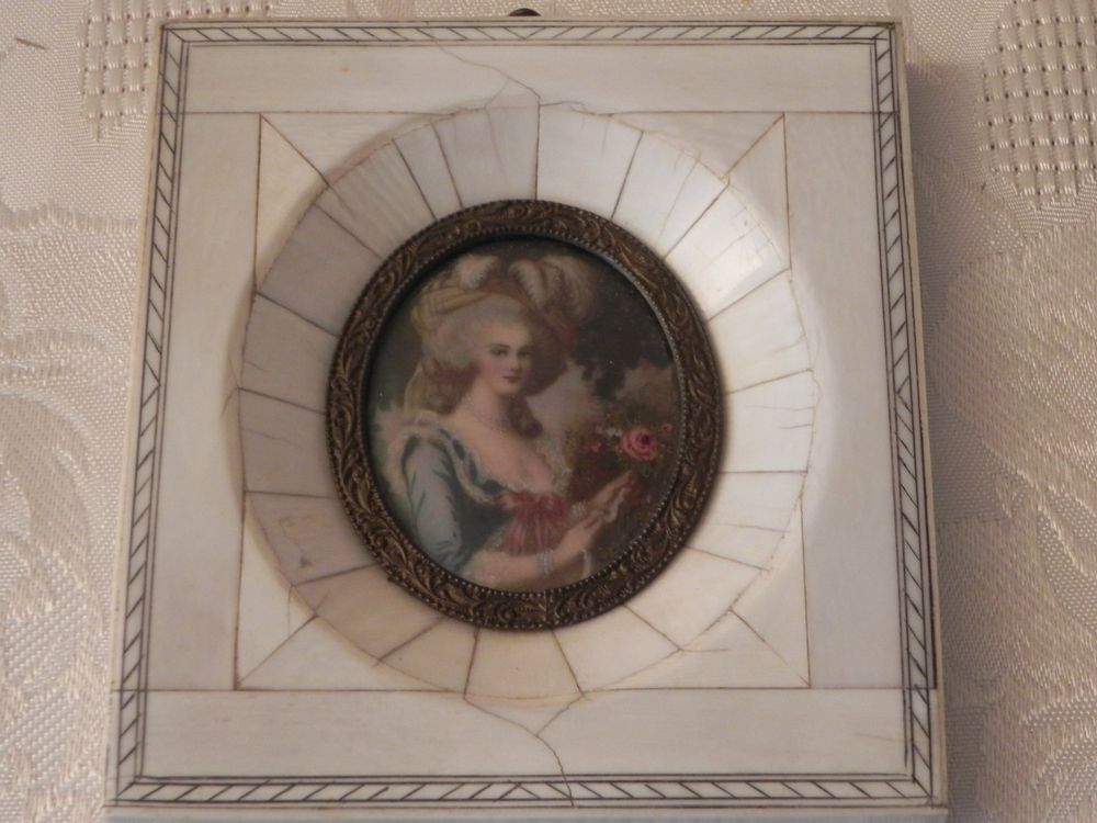 Alte Miniatur Portrait/Bild Handbemalt | Kaufen auf Ricardo