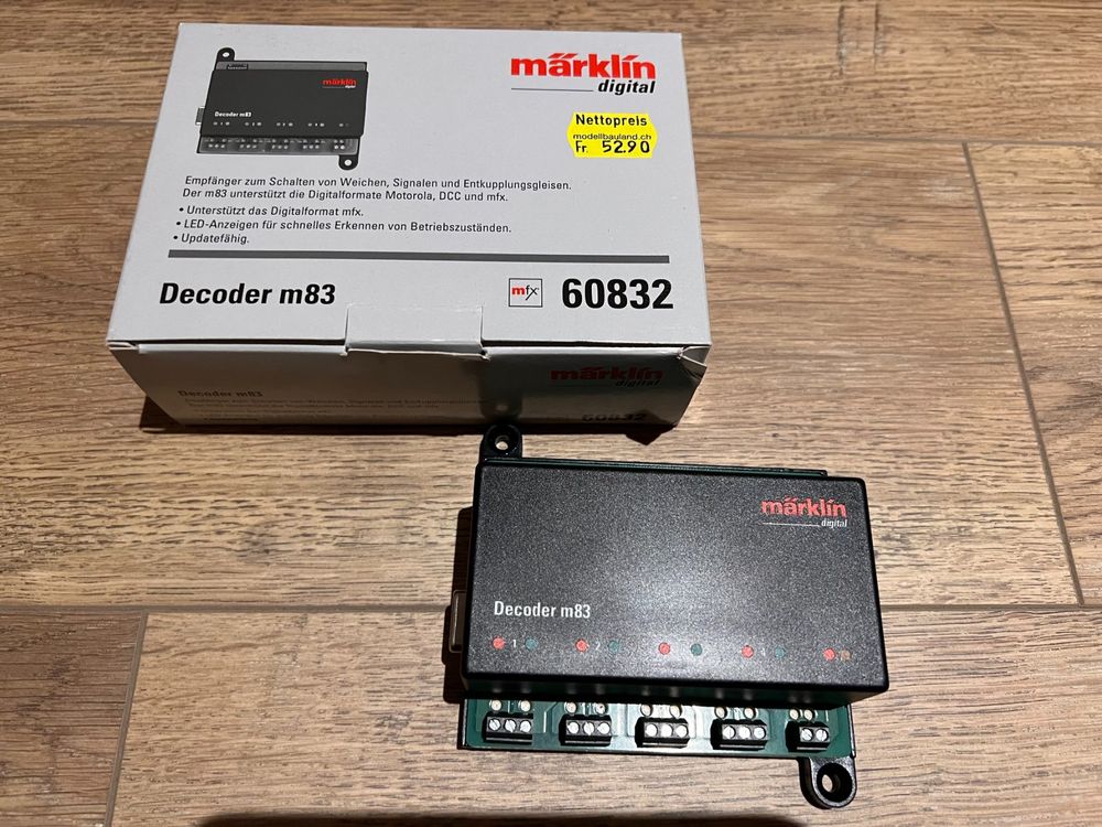 Märklin Decoder m83 60832 (Gebraucht) in Basel für CHF 38 – mit Lieferung auf Ricardo kaufen