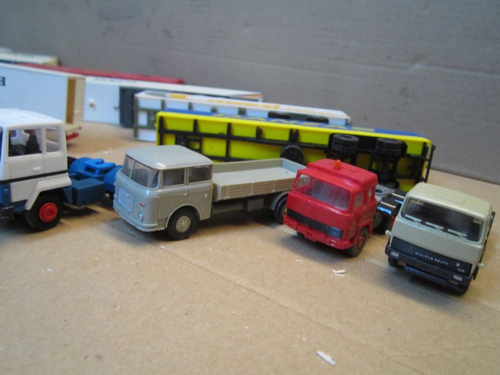 Modell-Autos Lastwagen Saurer Scania Auflieger | Kaufen auf Ricardo