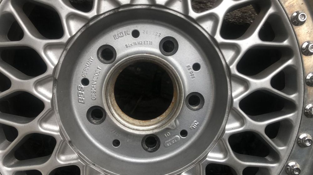 BBS RS 009 Mercedes Oldtimer Felgen 3-teilig Originalzustand (Gebraucht ...