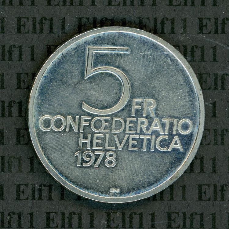 CHF___5.00 1978 Henry Dunant -stgl 5 Franken (Neu (gemäss Beschreibung)) in Widnau für CHF 10 ...