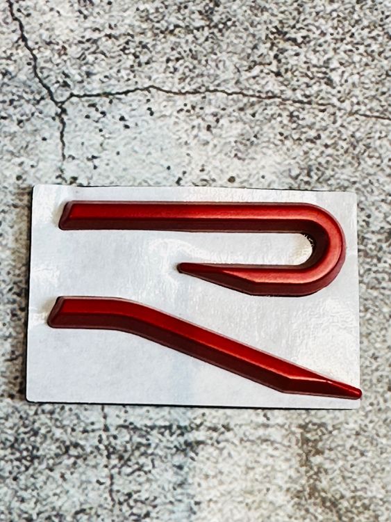 VW R Racing Schriftzug Logo Emblem 3D Metall Neu (Neu und ...
