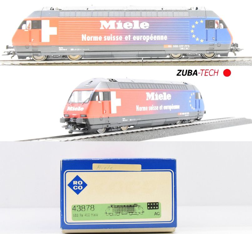 Roco 43878 E-Lok Re 460 Miele SBB H0 WS Analog mit OVP (Neu (gemäss ...