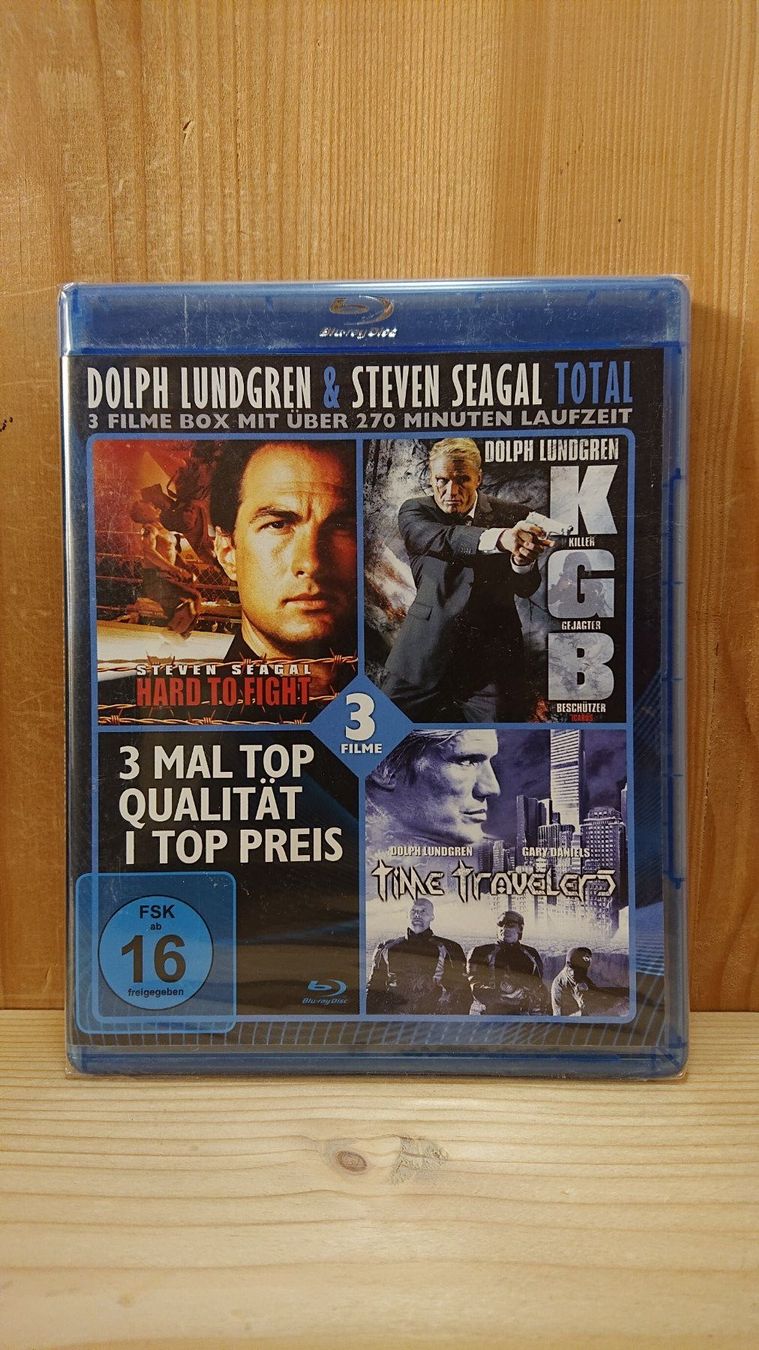 DOLPH LUNDGREN & STEVEN SEAGAL 3 Filme Blu-Ray (Neu und ...