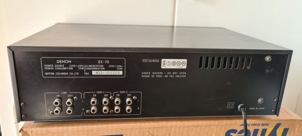 Denon Stereo Graphic Equalizer DE-70 (Gebraucht) in Ostermundigen für ...