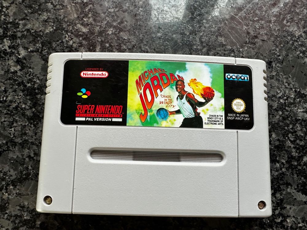 Jeu Michael Jordan, pour console Super Nintendo (Gebraucht) in Villaz ...