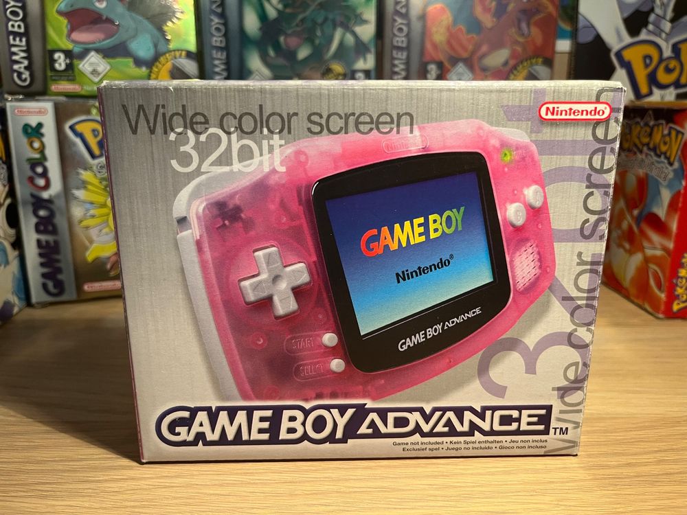Gameboy Advance OVP Pink Transparent Nintendo Original (Gebraucht) in ...