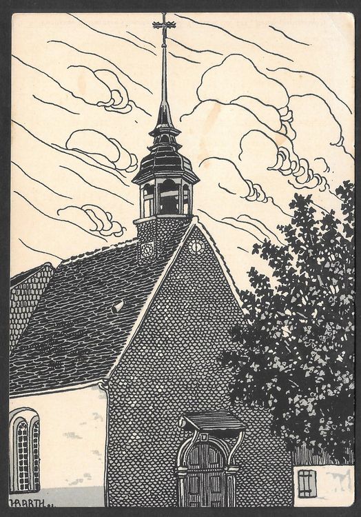 Balsthal St. Ursenkapelle Mono-Karte Künstler Th. Barth (Gebraucht) in ...