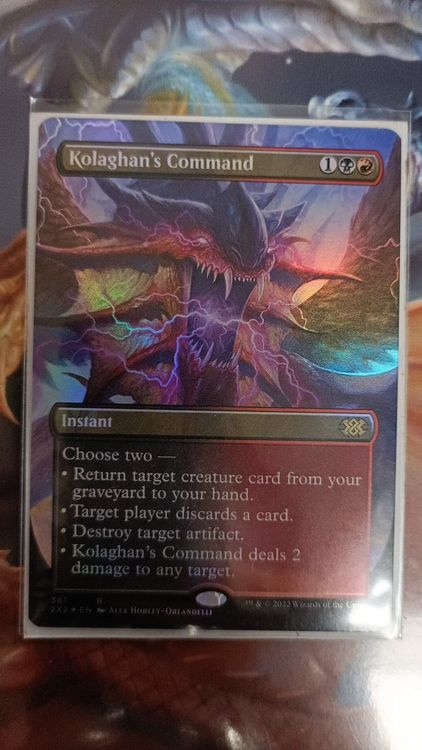 1x Kolaghan's Command Borderless Foil-MTG Double Masters2022 | Kaufen auf Ricardo