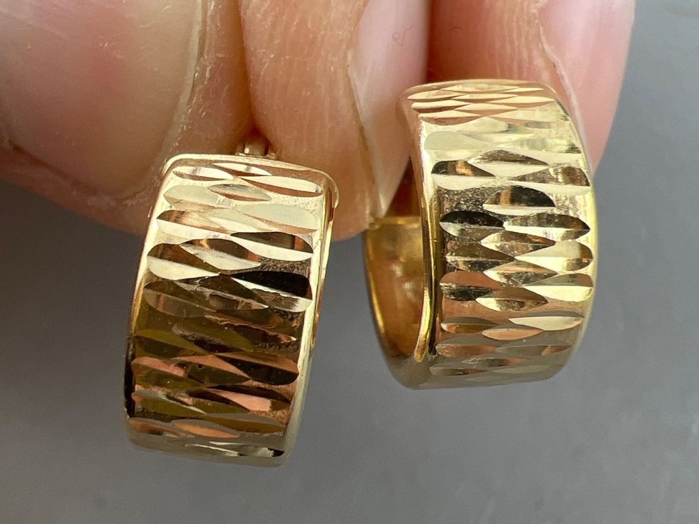 Creolen 585 Gold | Kaufen auf Ricardo