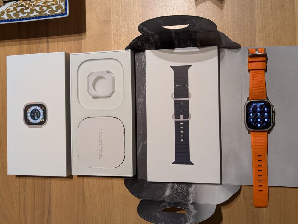 Apple Watch Ultra Titan 49mm mit Ocean Band (Gebraucht) in Cham für CHF ...