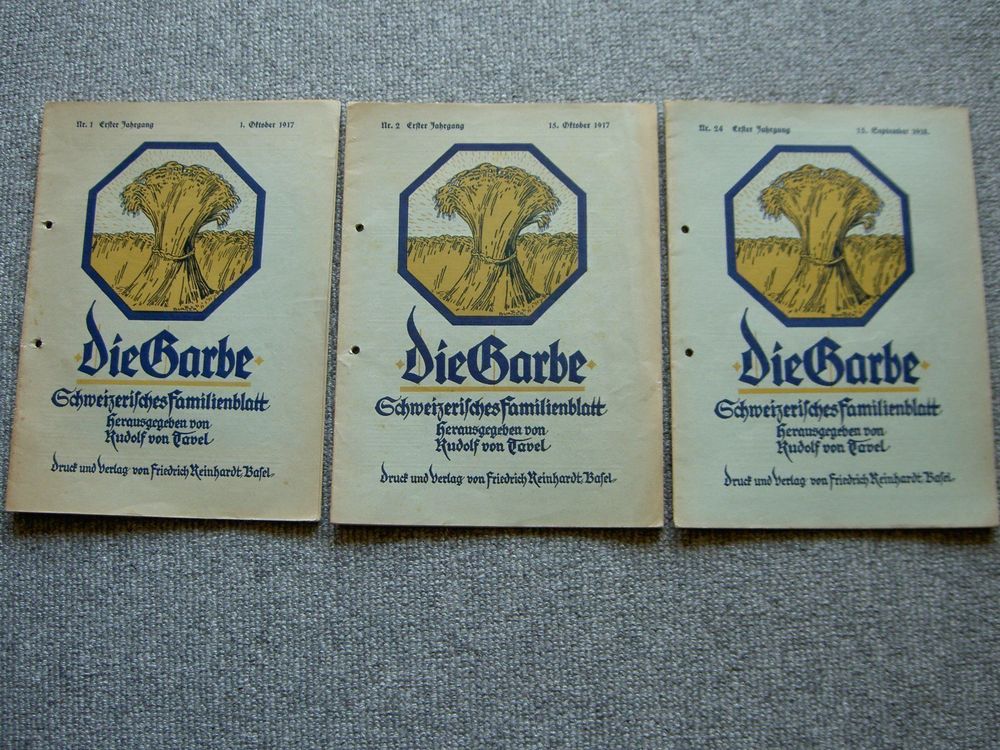 "Die Garbe" 1917 Schw.-Familienblatt | Kaufen auf Ricardo