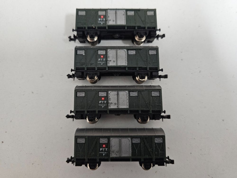 Lima 4 wagons PTT pour N dès 1.-fr | Kaufen auf Ricardo