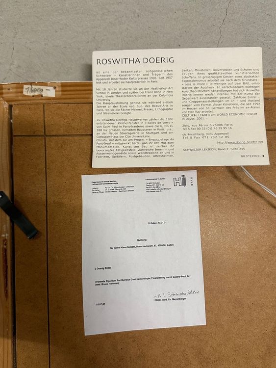 Roswitha Doerig Dörig Gemälde | Kaufen auf Ricardo