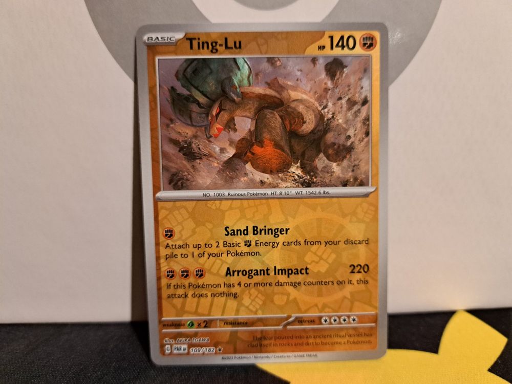 TING-LU REVERSE HOLO RARE PARADOX RIFT POKEMON KARTE | Kaufen auf Ricardo