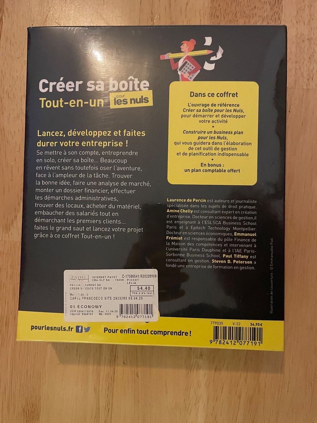 Livres "Créer sa boîte tout-en-un pour les nuls" (Neu und ...