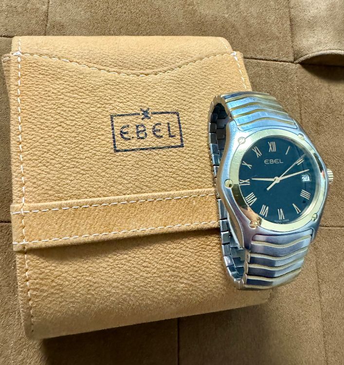EBEL CLASSIC massiv 18 K 750 GOLD BEZEL Model E1187F41 (Gebraucht) in ...