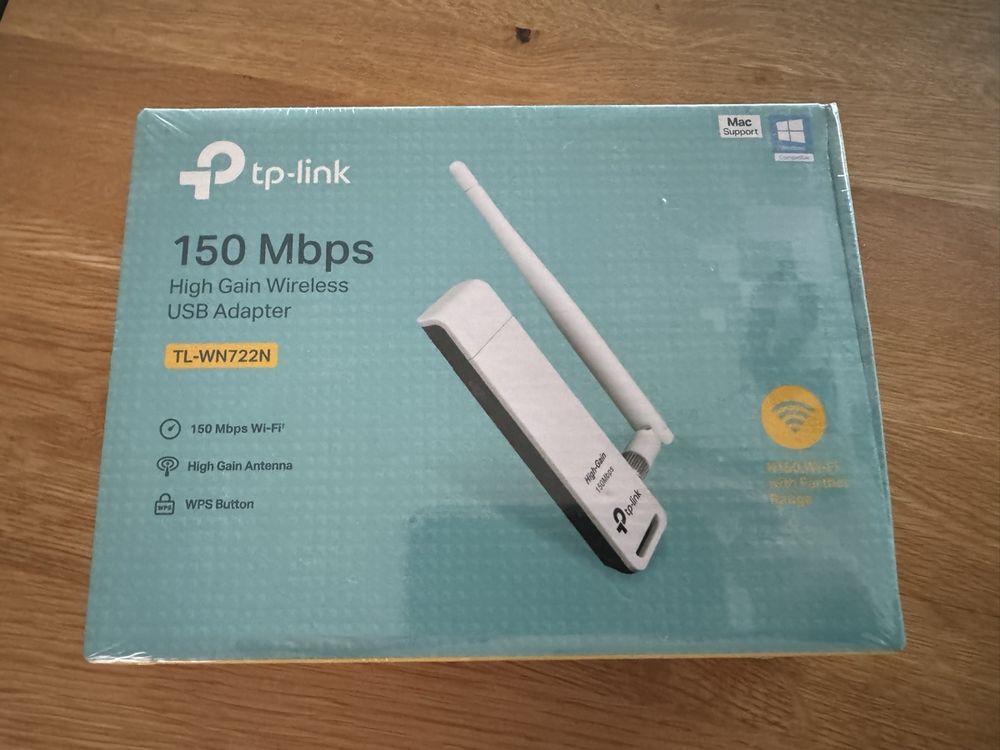 TP-Link TL-WN722N 150 Mbps High Gain Wireless USB Adapter (Neu und ...