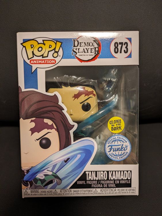 Funko Pop! Demon Slayer - Tanjiro Kamado #873 GitD (Neu und ...