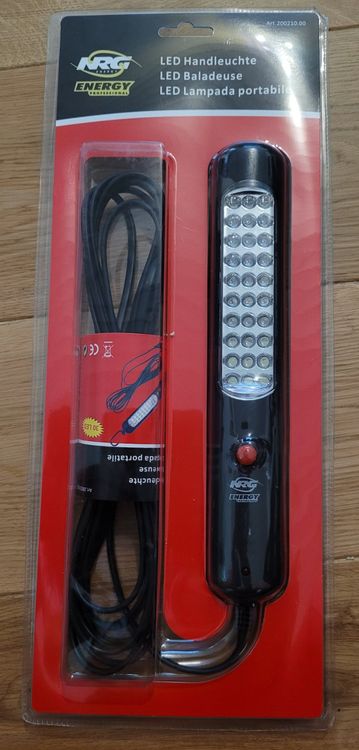 LED Handleuchte 30 LED mit 5m Anschlusskabel Fabrikneu! (Neu und originalverpackt) in Lupfig für ...