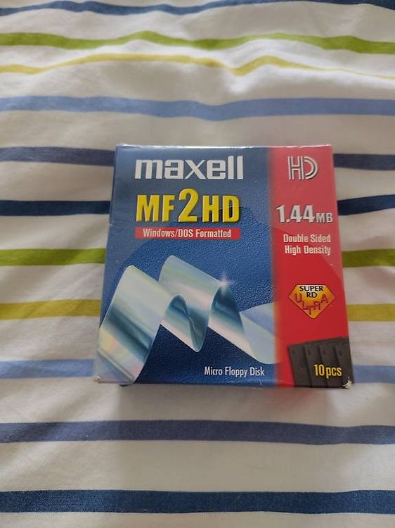 NEU: 10x Floppy Disk Disketten 1.44MB maxell MF2HD (Neu und ...
