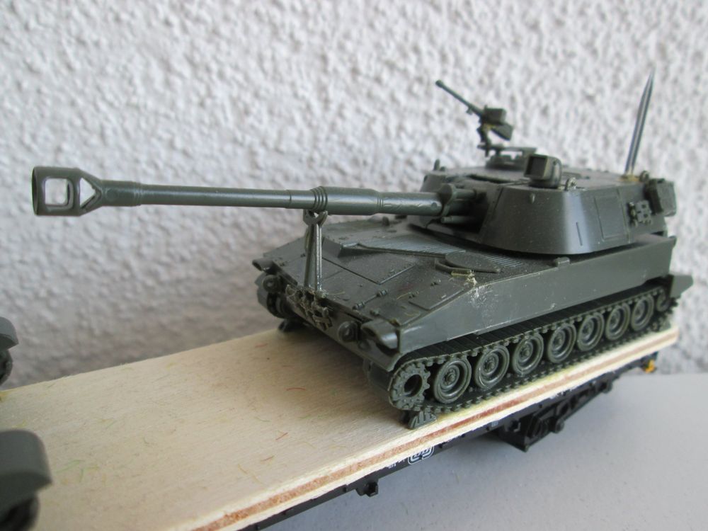 Militär Army Trix 24342 2 x Herpa 740524 Panzerhaubitze M109 (Gebraucht ...