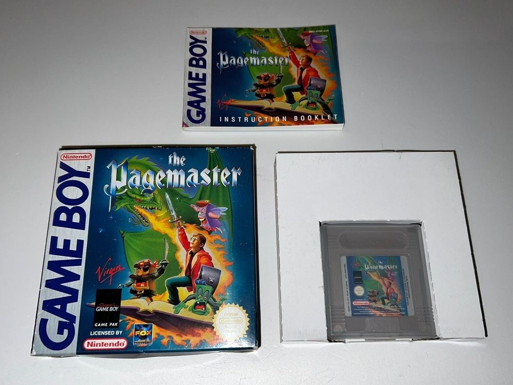 Nintendo Game Boy Classic (GB) Spiel - The Pagemaster (OVP) (Gebraucht ...