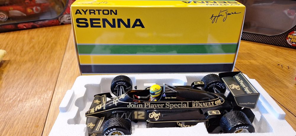 Lotus 97T Renault Turbo Ayrton Senna F1 mit JPS Decals 1:18 | Kaufen ...