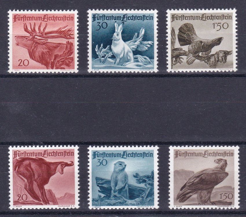 FL 210-215, 2 postfr. Serien, SBK 60.- (Gebraucht) in Wenslingen für CHF 12 – mit Lieferung auf ...