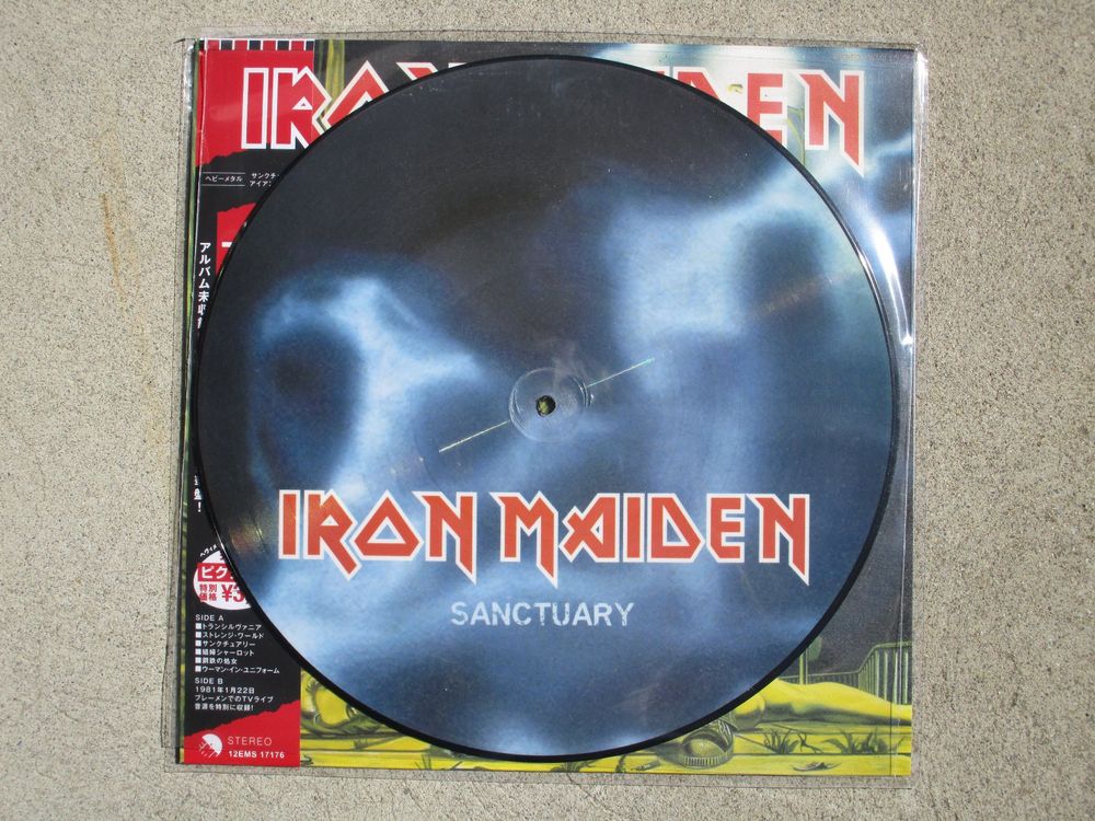 Iron Maiden, Sanctuary - LP Picture Disc (Neu und originalverpackt) in ...