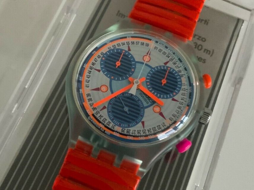 VINTAGE Swatch Chrono INSPYRAL ungetragen - SMALL (Neu und originalverpackt) in Wettswil für CHF ...