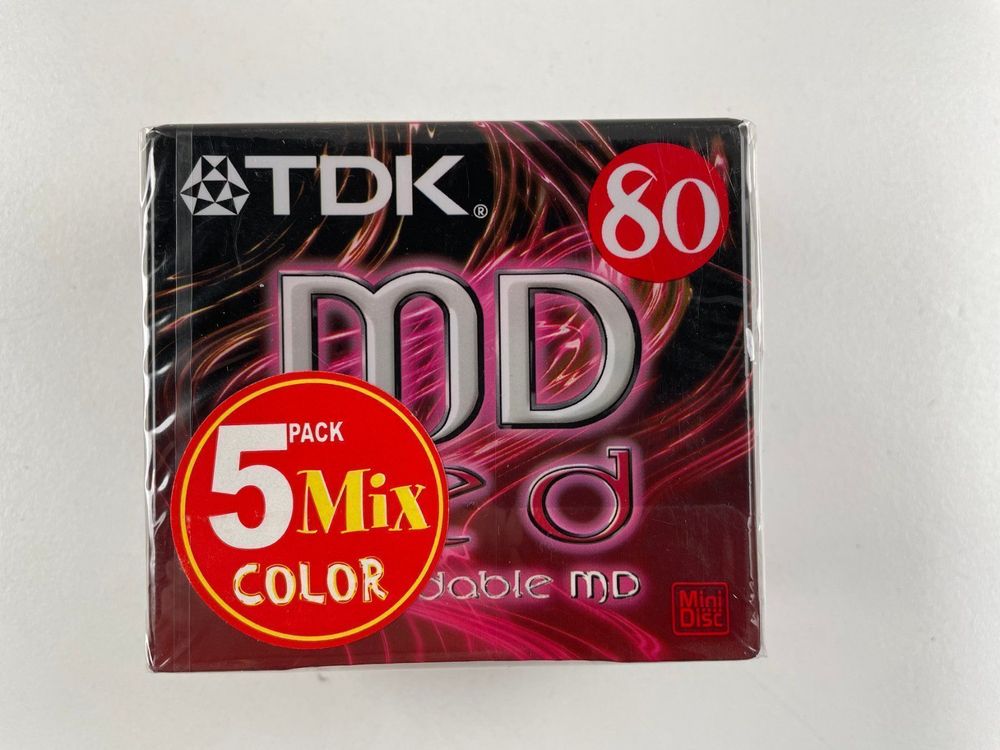 Mini Disc - TDK - 5er - OVP - Mini Disk (Neu und originalverpackt) in ...
