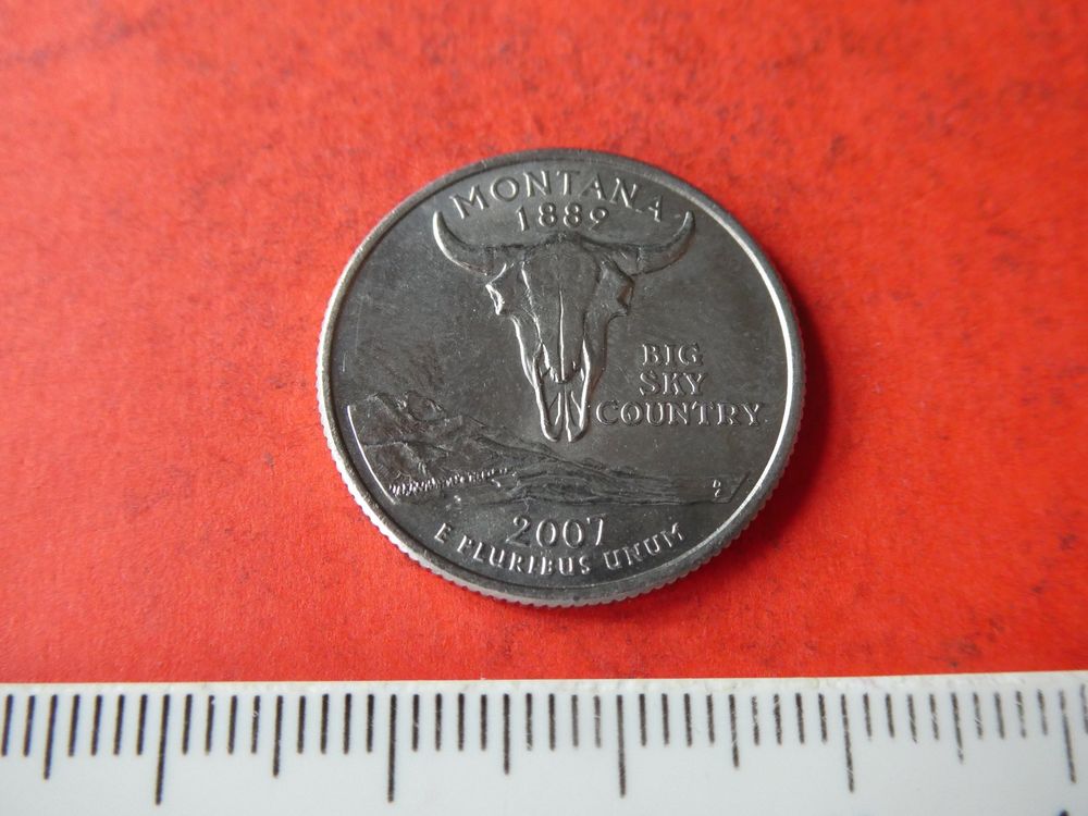 USA 2007, Quarter-Dollar, Sondermünze Montana | Kaufen auf Ricardo